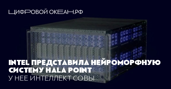 Intel представила нейроморфную систему Hala Point. У нее интеллект совы